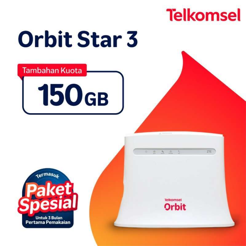 Jual Telkomsel Orbit Star 3 Modem WiFi 4G High Speed di Seller Sarana ...