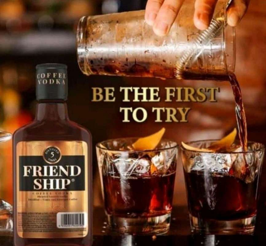 Promo Friendship Coffee Vodka Blended Smooth Vodka 180ml Diskon 2% Di ...
