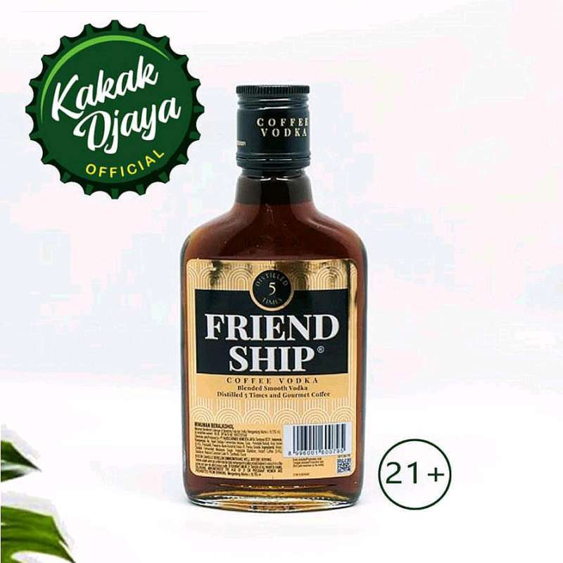 Promo Friendship Coffee Vodka Blended Smooth Vodka 180ml Diskon 2% Di ...