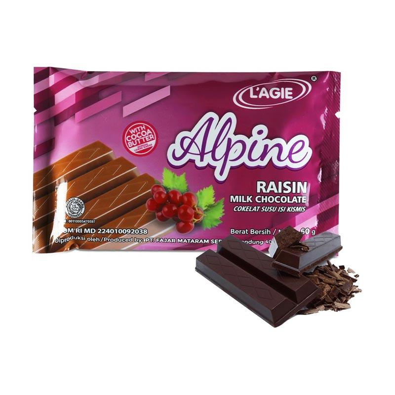 Jual L'agie Alpine Raisin BKS Coklat - Dry [60 g] di Seller Ramayana ...