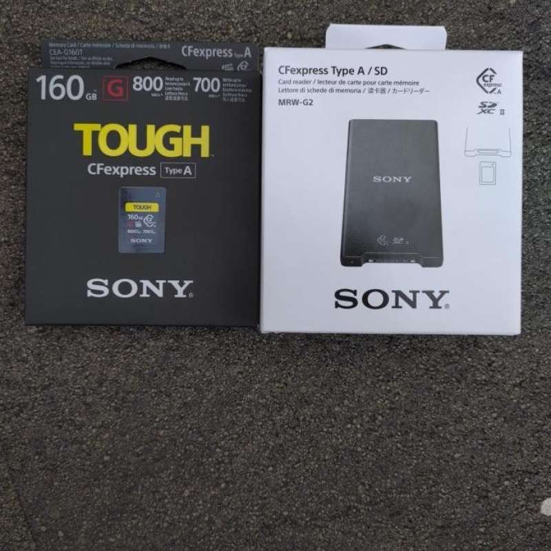 Promo Sony CF Express Type A TOUGH 160GB dan Sony MRW-G2 Card Reader ...