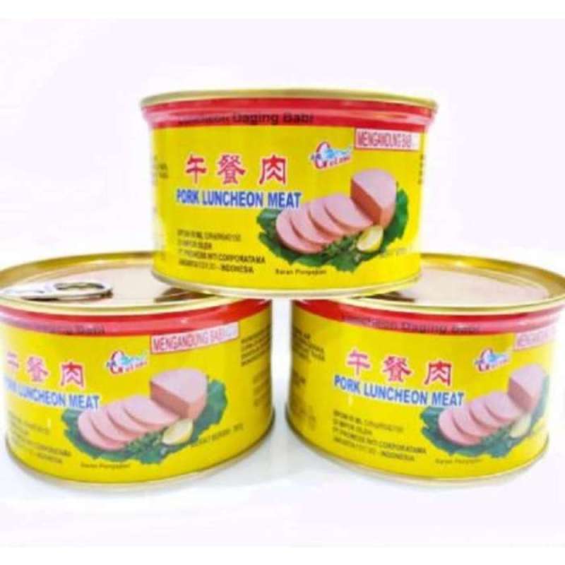 Jual Maling Gulong Luncheon Meat Pork 397gr Daging Babi Kaleng Kornet ...