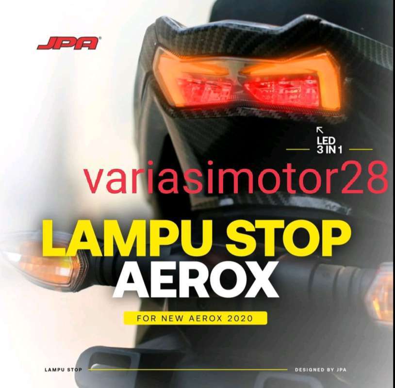 Jual Stoplamp Lampu Stop Led Aerox New Connected 2020 2021 Jpa Sein ...