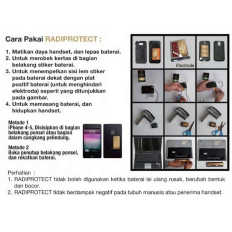 Jual Gin Radiprotect Sticker Anti Radiasi - Penangkal Radiasi Gelombang ...