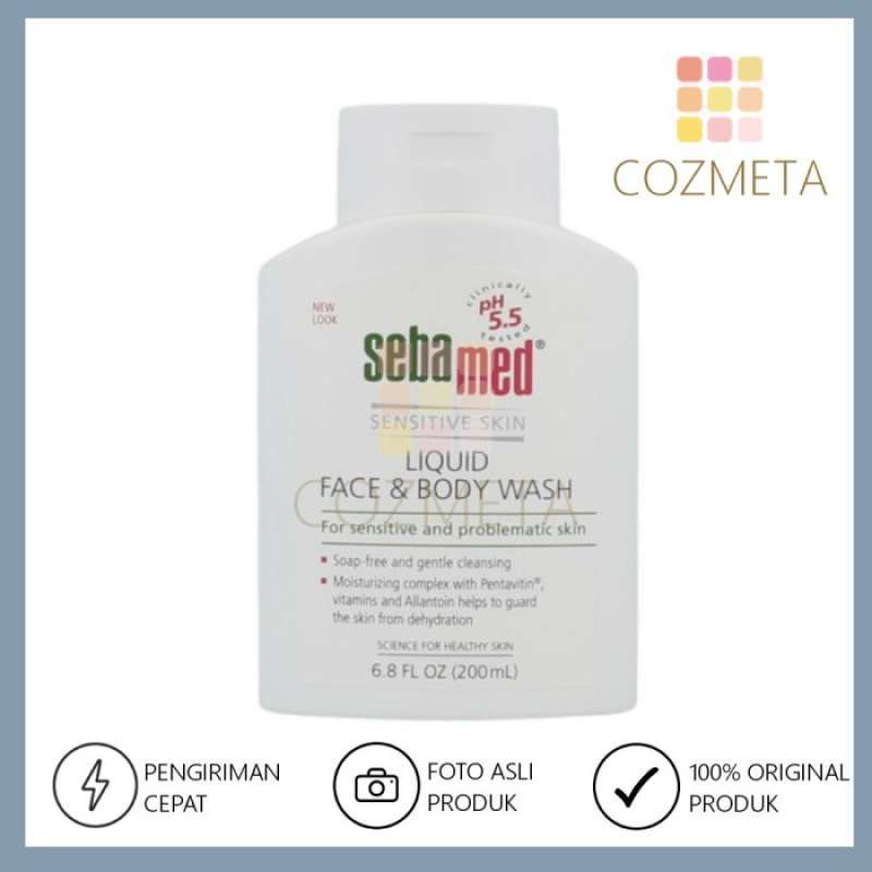Jual Gratis Ongkir Sebamed Liquid Face And Body Wash 200 Ml Sabun Cair ...