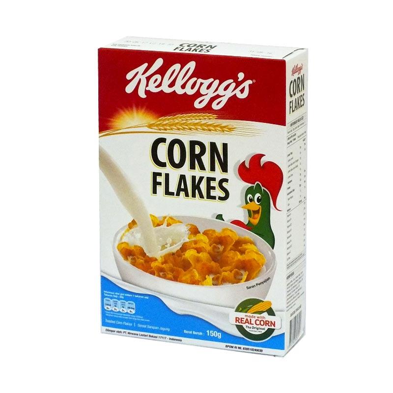Jual KELLOGG'S Corn Flakes Box Cereal [150g] di Seller Swalayan Maju ...
