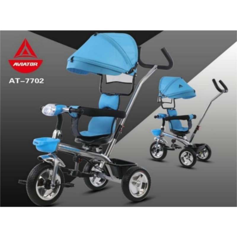 Jual Sepeda Roda Tiga 3 AVIATOR AT 7702 Tricycle Anak Kursi Putar ...