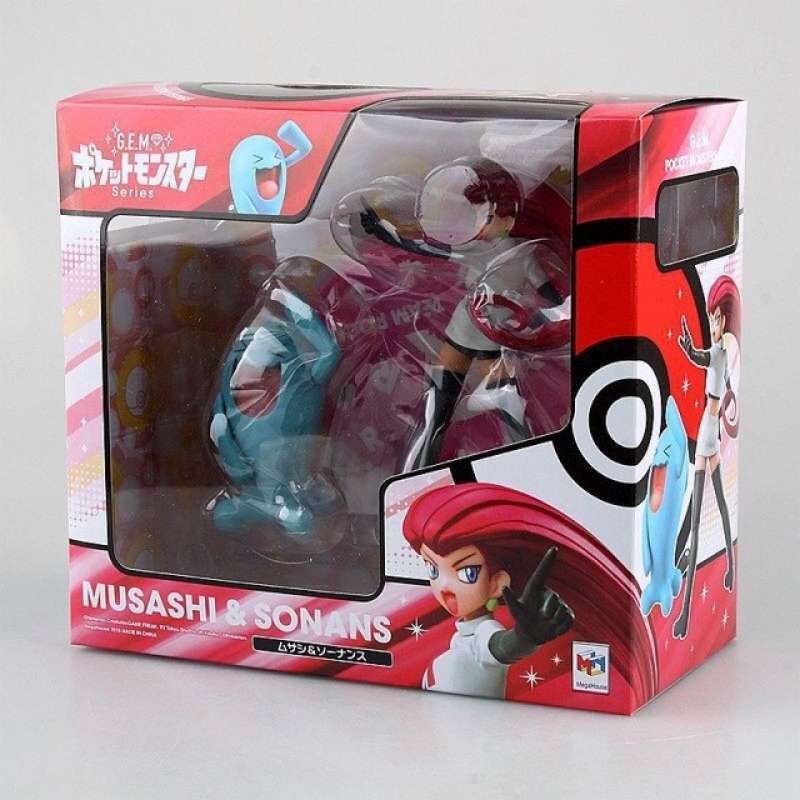 Jual POKEMON FIGURE ANIME CARTOON POKEMON TEAM ROCKET KOJIRO MUSASHI ...