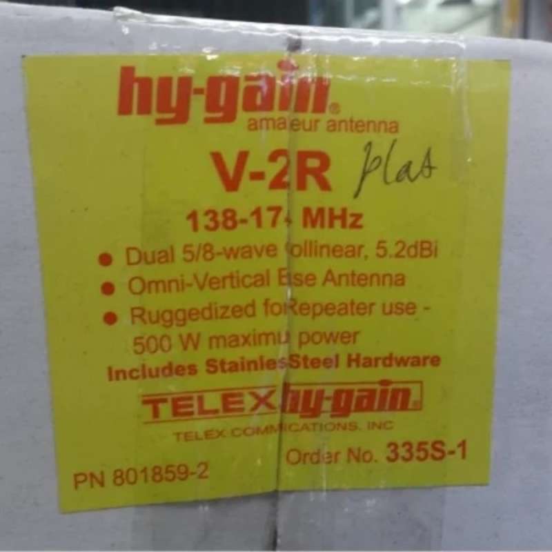 Jual RECOMMENDED JUAL ANTENA V2R LOKAL ANTENA TELEX HYGEN ANTENA RADIO ...