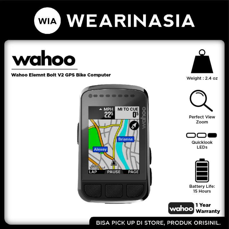 Promo Wahoo Elemnt Bolt V2 GPS Cycling Computer Original Garansi Resmi ...