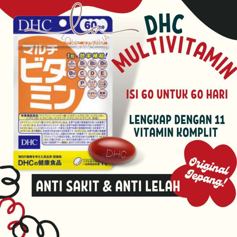Jual DHC Multivitamin (60 Days)? Original Jepang, Suplemen Kesehatan ...