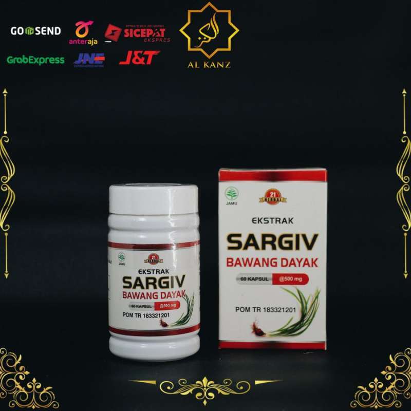 Jual Ekstrak Sargiv Bawang Dayak 60 Kapsul Herbal 21 di Seller Alkanz ...