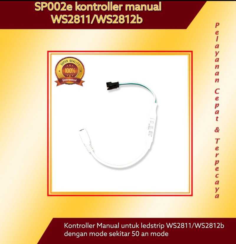 Jual SP002E 3 Key Remote for Smart Pixel RGB WS2811 WS2812B Controller ...