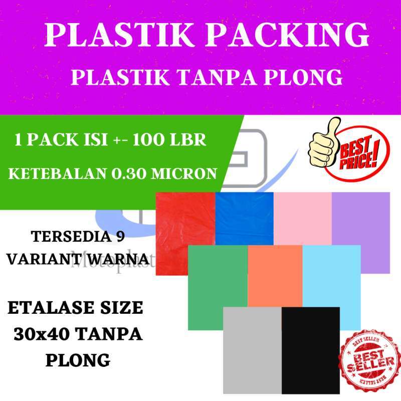 Promo Kantong Plastik HD tanpa plong / plastik packing / plastik olshop ...