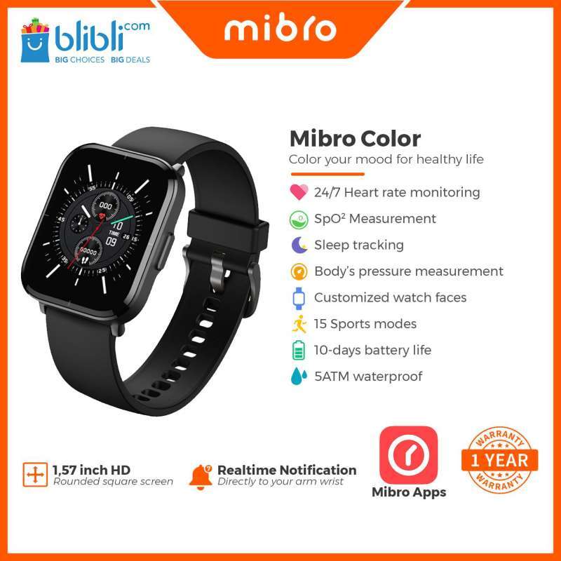Jual Mibro Color Smartwatch di Seller Mibro Indonesia Official Store ...