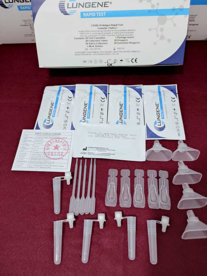 Promo Alat Rapid Test Saliva 5 Pcs Set Metode Air Liur Merek Clungen ...