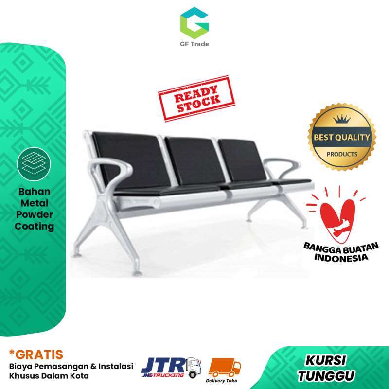 Jual [KHUSUS JADETABEK] kursi tunggu bandara kursi bandara kursi tamu ...