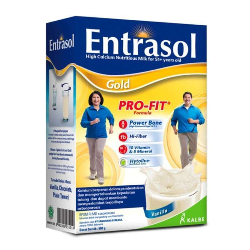 Jual Entrasol Gold Vanila 600 gr di Seller Sumber Jaya - Sidorejo Hilir ...