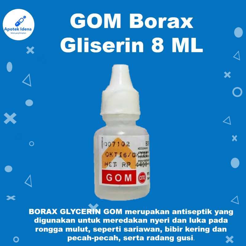 Jual Gom Borax Glycerine 10% Cito 8 Ml Obat Untuk Mengatasi Sariawan ...