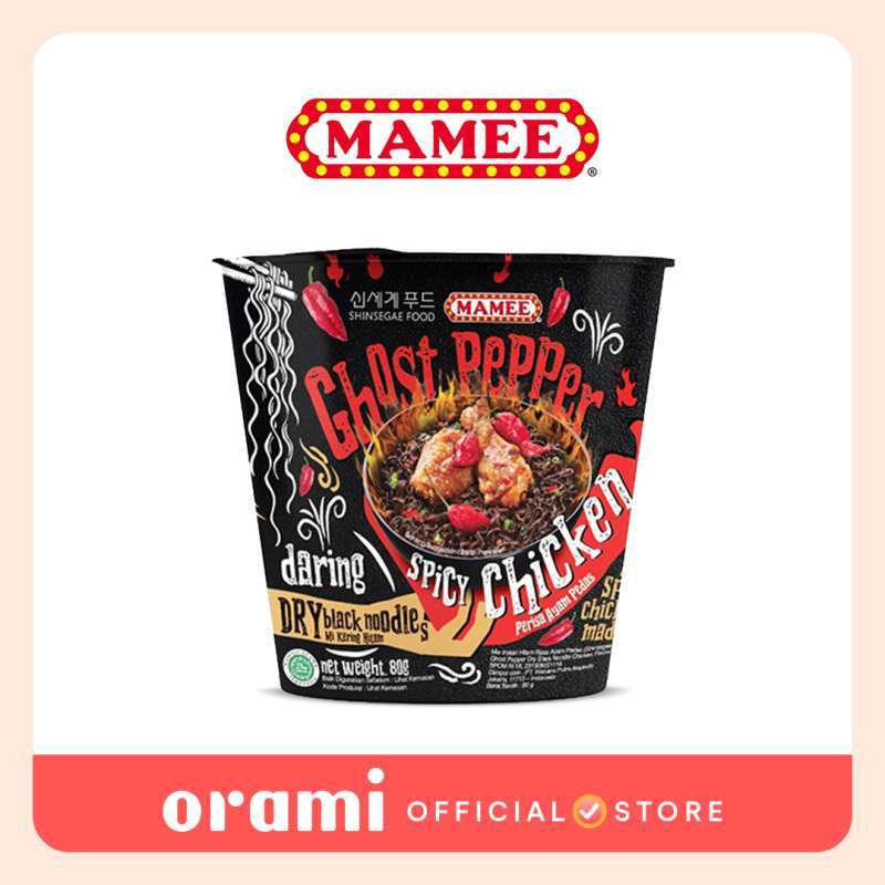 Jual Mamee Ghost Pepper Noodle Cup 80gr di Seller ORAMI Official Store ...