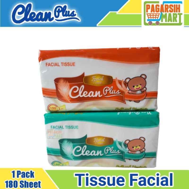 Jual Clean Plus Softpack Facial Tissue [180 Sheets/ 2 Ply] di Seller ...
