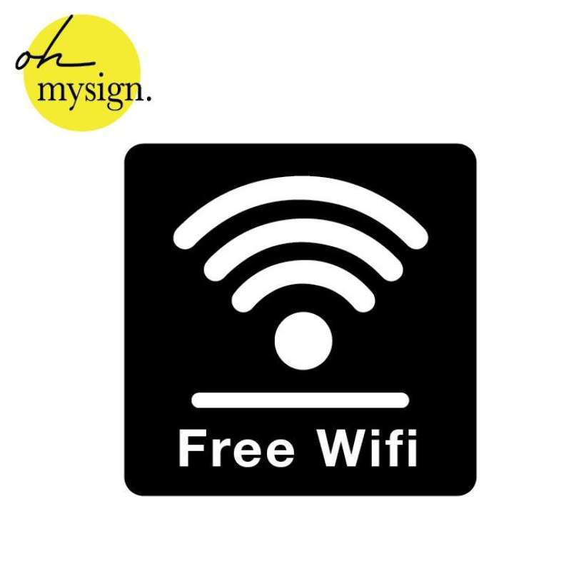 Jual Free Wifi | Sign Board Akrilik | Papan Tanda Wifi di Seller Oh My ...
