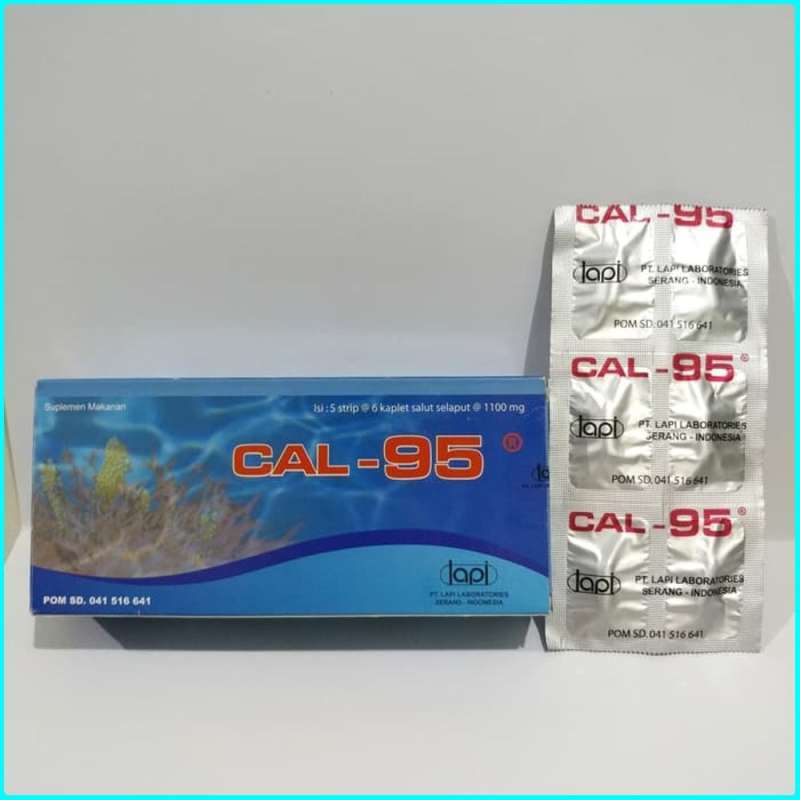 Promo Cal 95 Vitamin Tulang Per Strip Obat Osteoporosis Pengeroposan ...