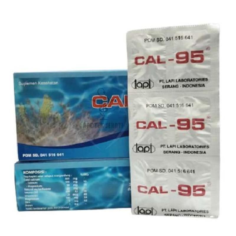 Promo Cal 95 Vitamin Tulang Per Strip Obat Osteoporosis Pengeroposan ...