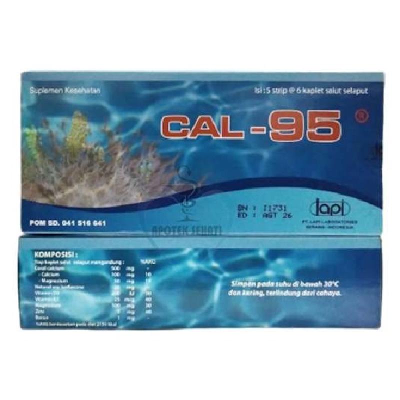 Promo Cal 95 Vitamin Tulang Per Strip Obat Osteoporosis Pengeroposan ...