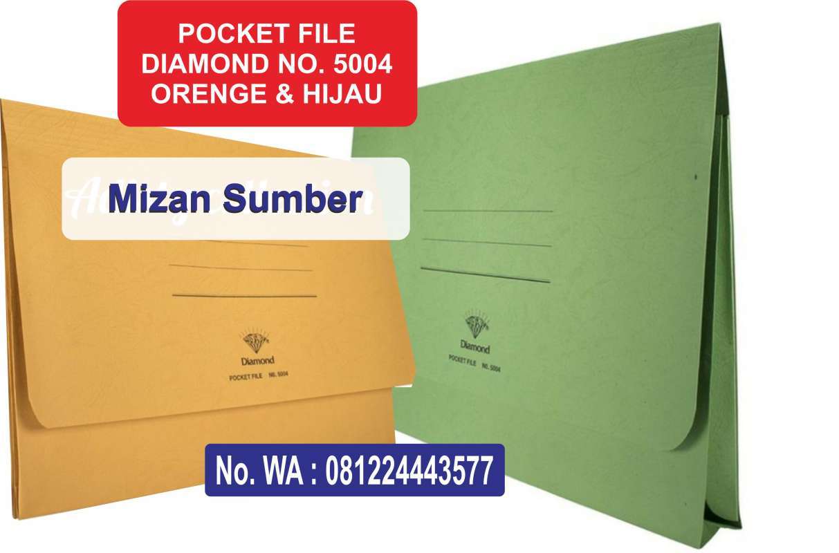 Jual MAP POCKET FILE DIAMON MAP KERTAS KANTONG DAIMOND NO. 5004 ORANGE ...