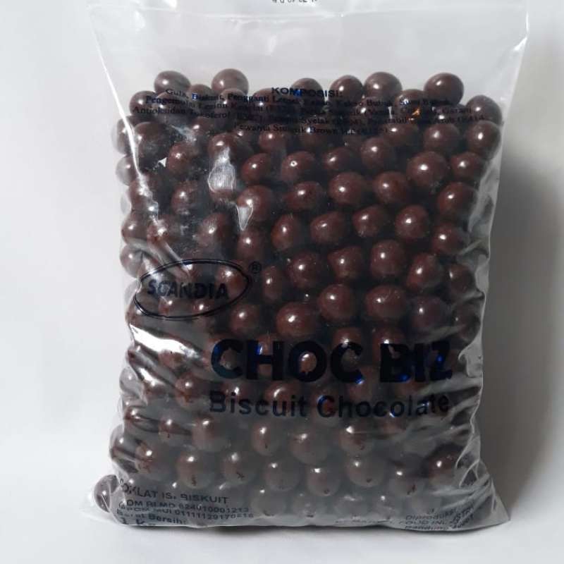 Promo Coklat Choco Biz 1Kg - Coklat Scandia - Coklat isi Biskuit ...