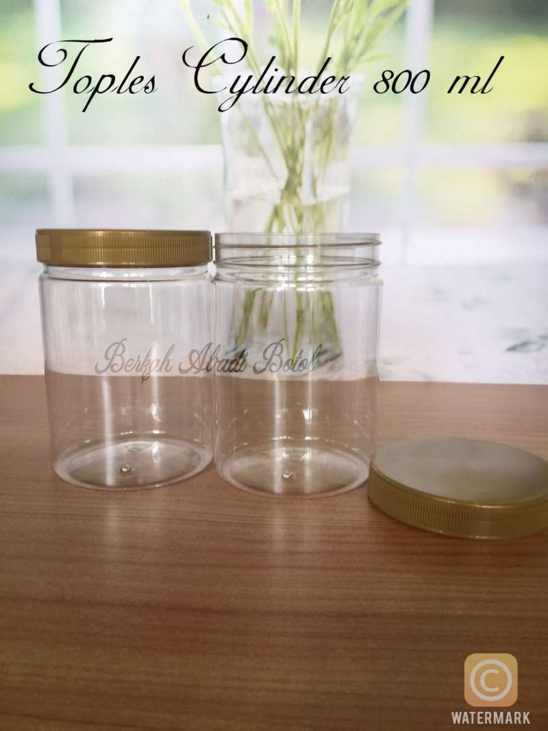 Promo Toples Cylinder 800 ml / Toples Tabung 800 ml Diskon 3% di Seller ...