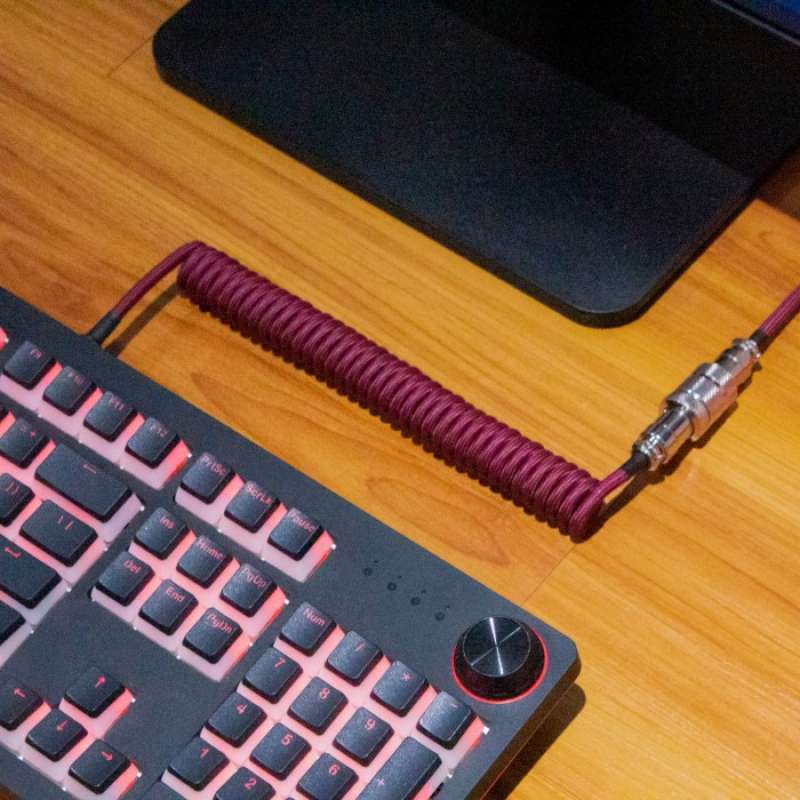 Jual ORIGINAL [PROMO PEMBUKAAN] Type C Coiled Cable for Mechanical ...