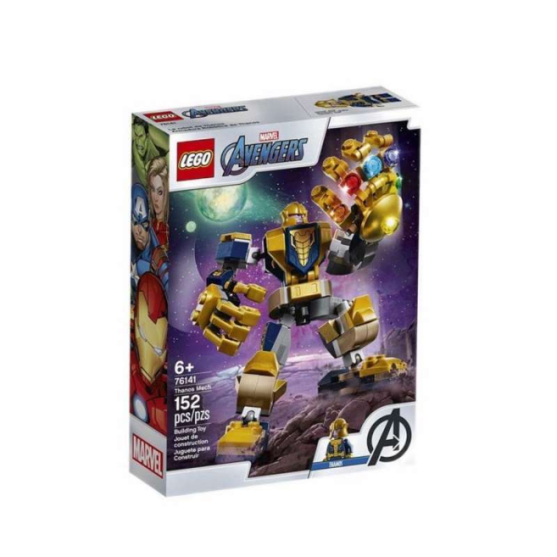 Promo LEGO 76141 MARVEL AVENGERS THANOS MECH INFINITY STONES Diskon 10% ...