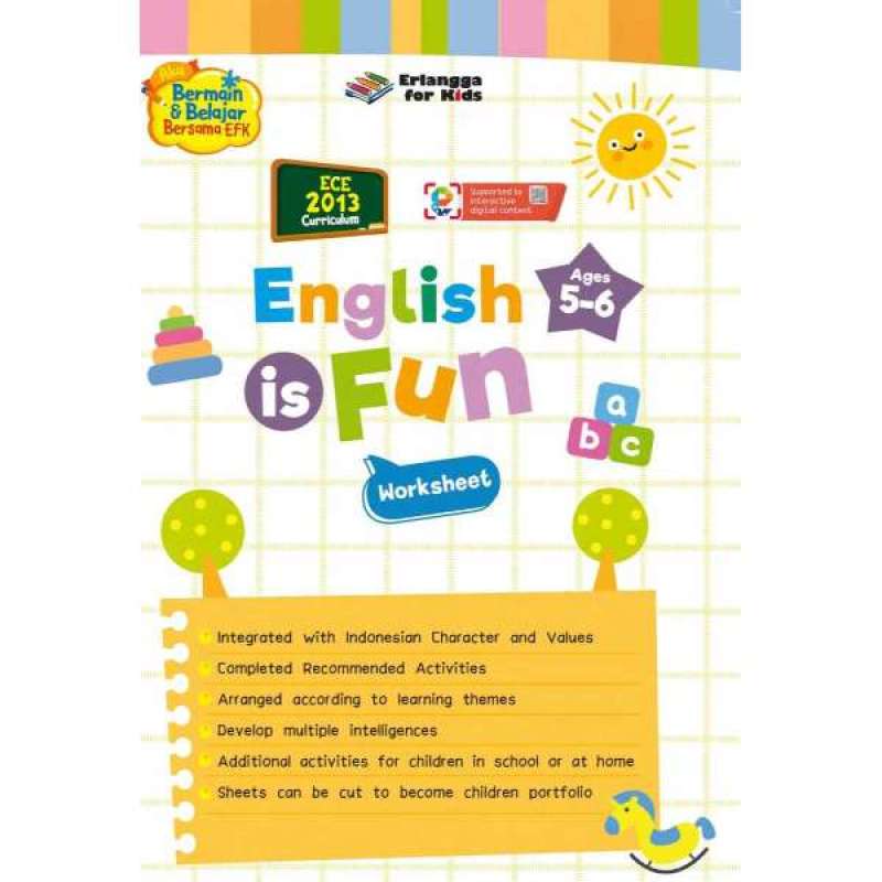 Promo English Is Fun Ages 5-6 Diskon 25% Di Seller Penerbit Erlangga ...