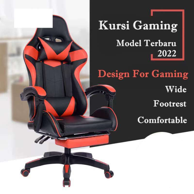 Promo Kursi Gaming Bangku Gaming Chair Computer Kursi Kerja Hidrolik ...