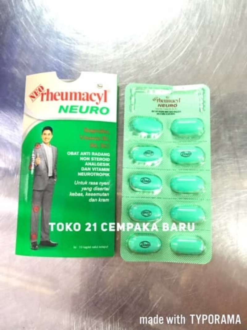 Jual Neo Rheumacyl NEURO 1 STRIP @ 10 Kaplet | Obat Nyeri Kesemutan ...