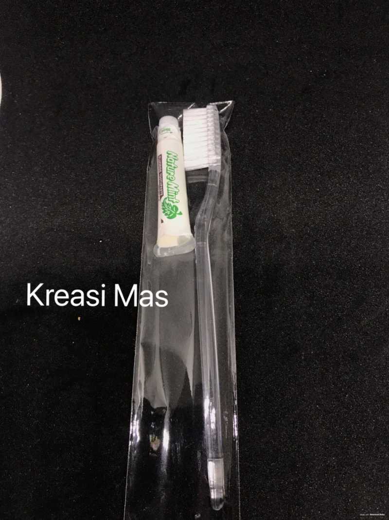 Promo Sikat Gigi Hotel Crystal + Odol Naturemint Diskon 5% Di Seller ...