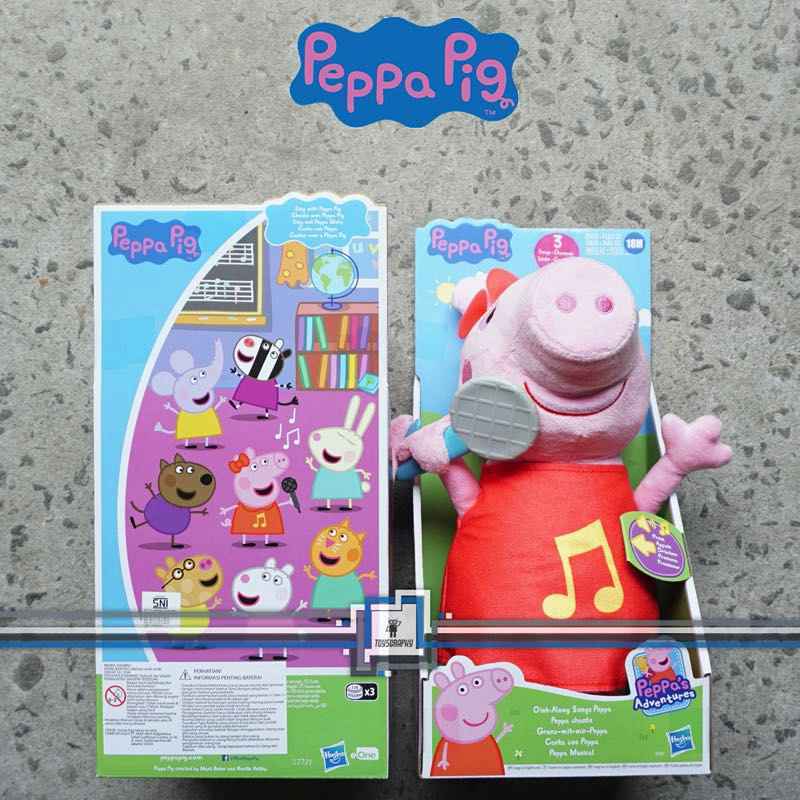 Jual Peppa Pig Oink Along Songs Peppa Singing Plush Doll di Seller ...