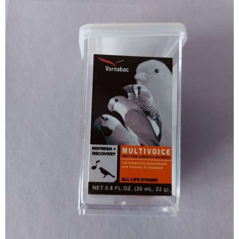 Jual ornabac multivoice multi voice power energy stamina vitamin burung ...