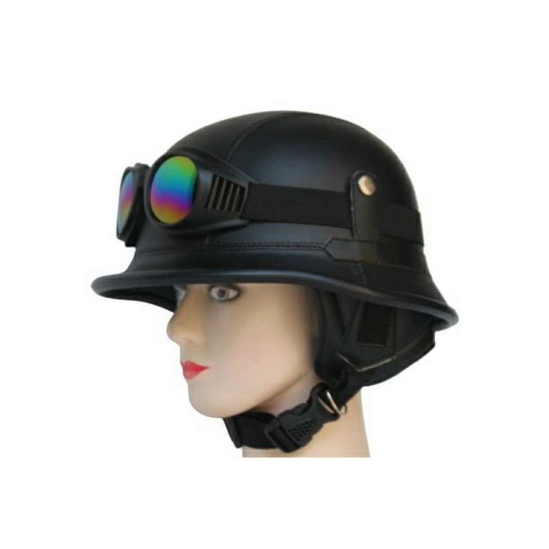 Jual HELM NAZI KULIt JERMAN KACAMATA di Seller Dyah_Helm - Lengkong ...