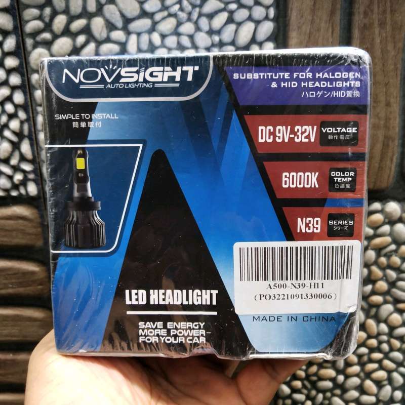 Jual Led Headlights Novsight A500 N39 H11 Lampu Mobil 2pcs Di Seller Yudhistira Jaya ...