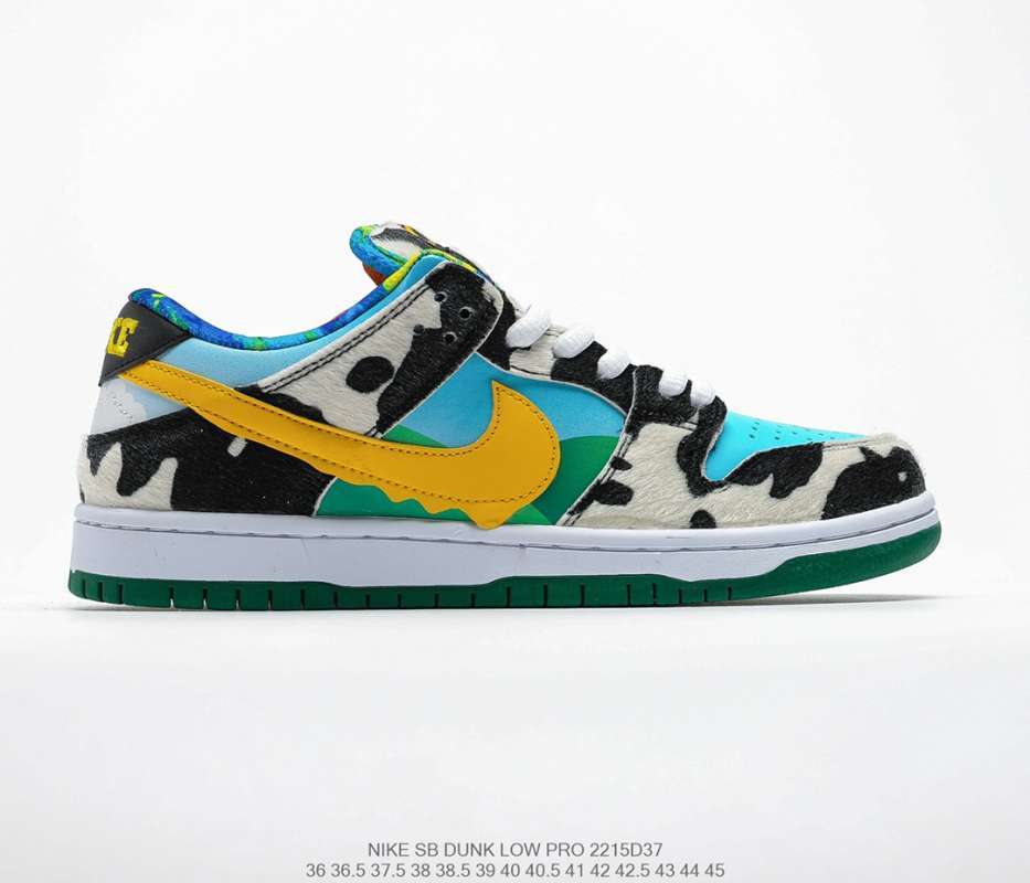 Jual Original The design of Ben Jerry s x NIKE SB DUNK Low Milk shoes ...