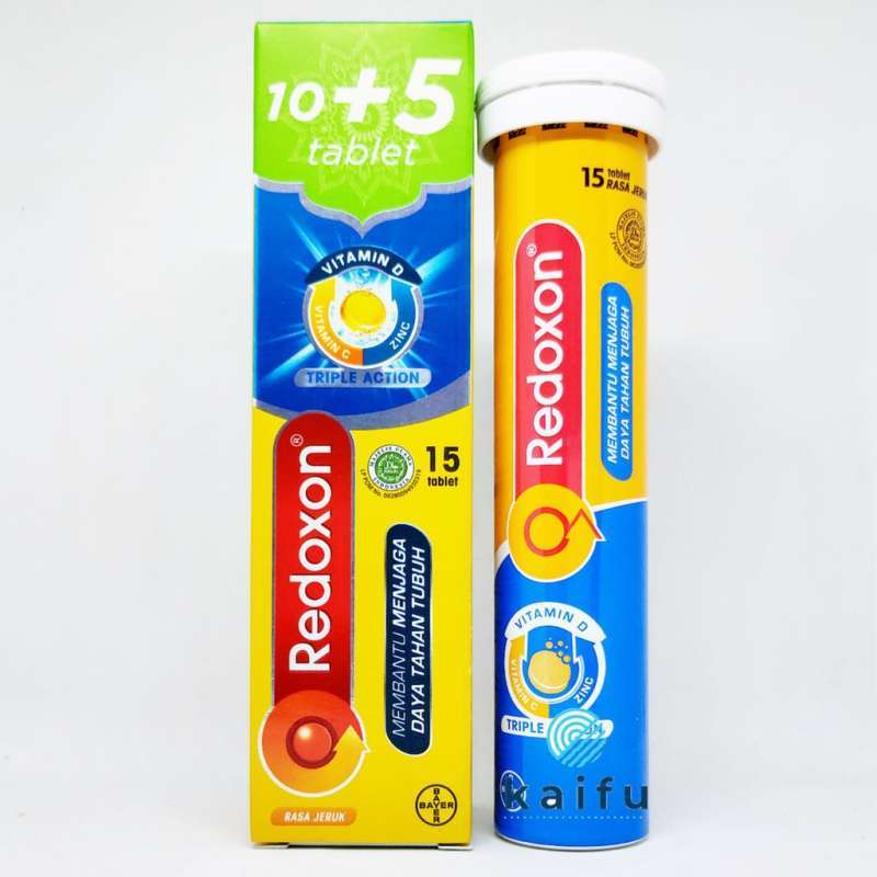 Promo REDOXON REDOKON TRIPLE ACTION REDOKSON TABLET EFERVESCENT VITAMIN ...
