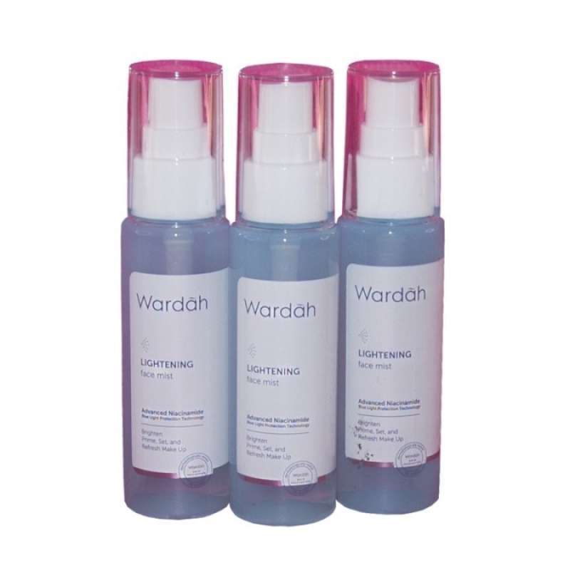 Jual ᘺᗩᖇᕲᗩᕼ Wardah Lightening Face mist Biru di Seller Phinklbtq ...