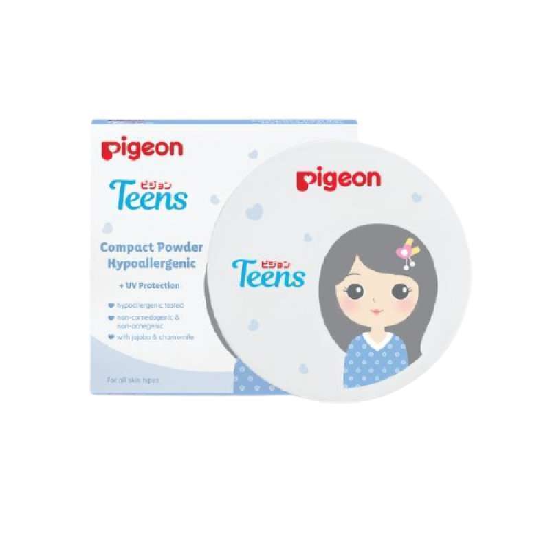 Jual Pigeon Teens Compact Powder Hypoallergenic - Gold Di Seller Bunda ...