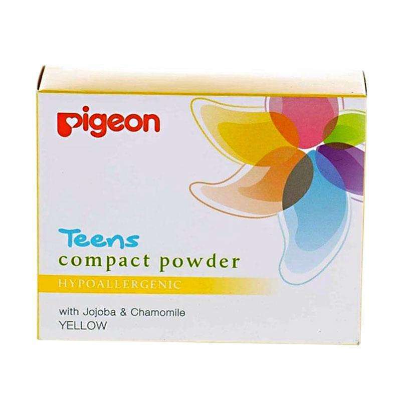 Jual Pigeon Teens Compact Powder Hypoallergenic - Yellow di Seller ...