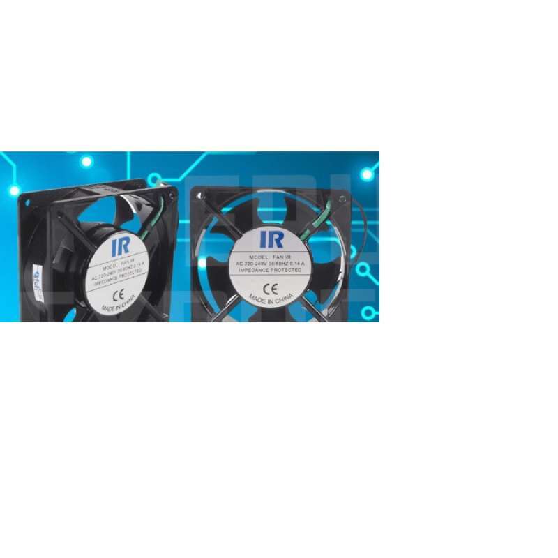 Promo INDORACK Single Fan Kipas Rack Server Kipas Rak Server Wallmount ...