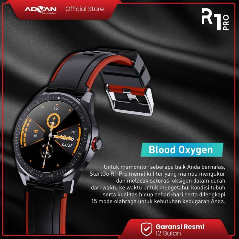 Jual Advan Startgo Smartwatch R1 Pro 1.3 inci Garansi Resmi 12 Bulan ...
