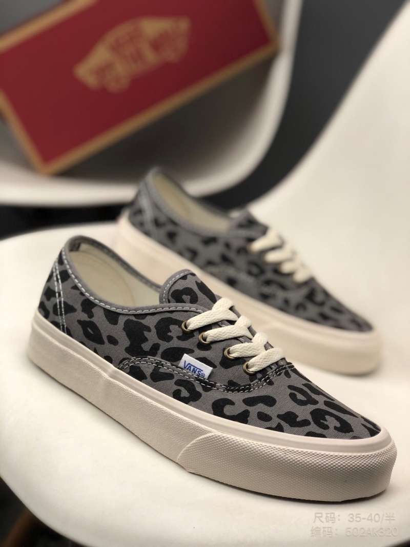 Jual 35-40 VANS_ORI authentic era leopard canvas splicing vulcanized ...